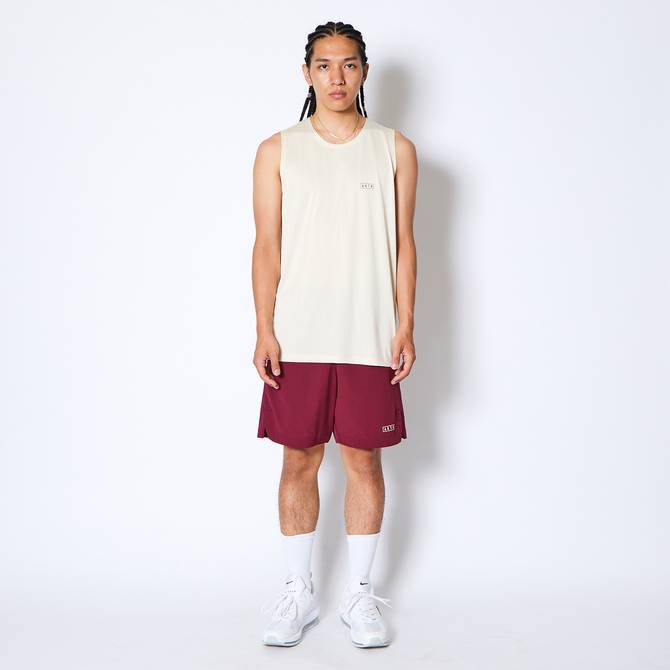 1-PT AKTR LOGO SLEEVELESS TEE ECRU – AKTR OFFICIAL