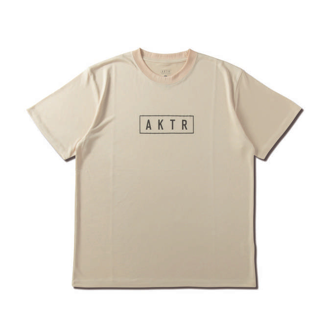 SEASONAL AKTR LOGO SPORTS TEE ECRU – AKTR OFFICIAL